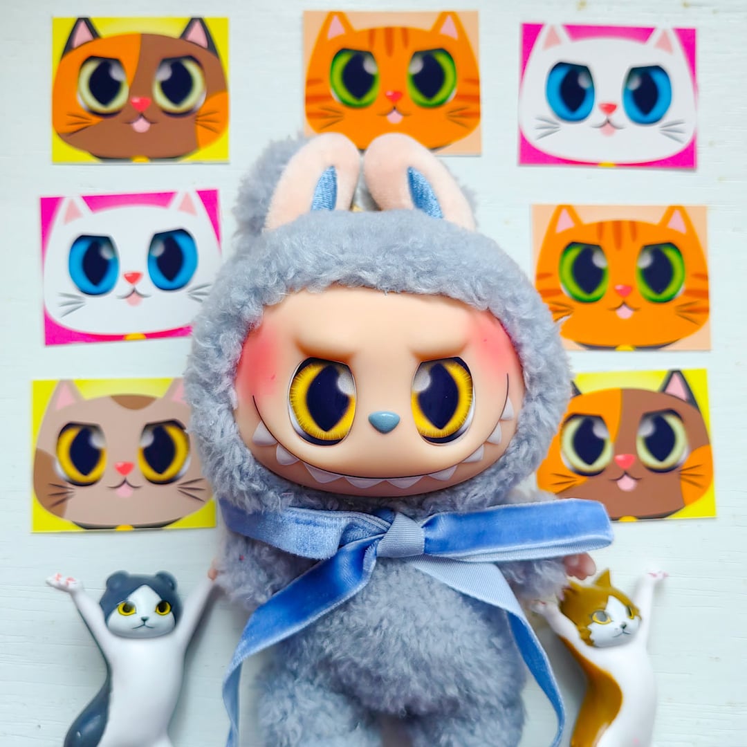 Sticker Eye for Labubu Macaron Sticker PVC Contaclens for Labubu Vol ...