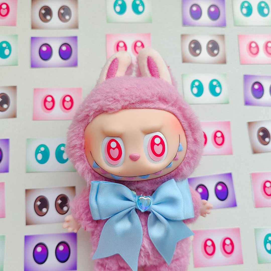 PLAYPERDOLL Sticker Eye for Labubu Macaron Contaclens for Labubu 17 Cm ...
