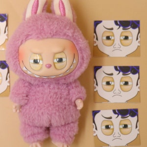 Sticker Eye for Labubu Macaron Sticker PVC Contaclens for Labubu Vol ...