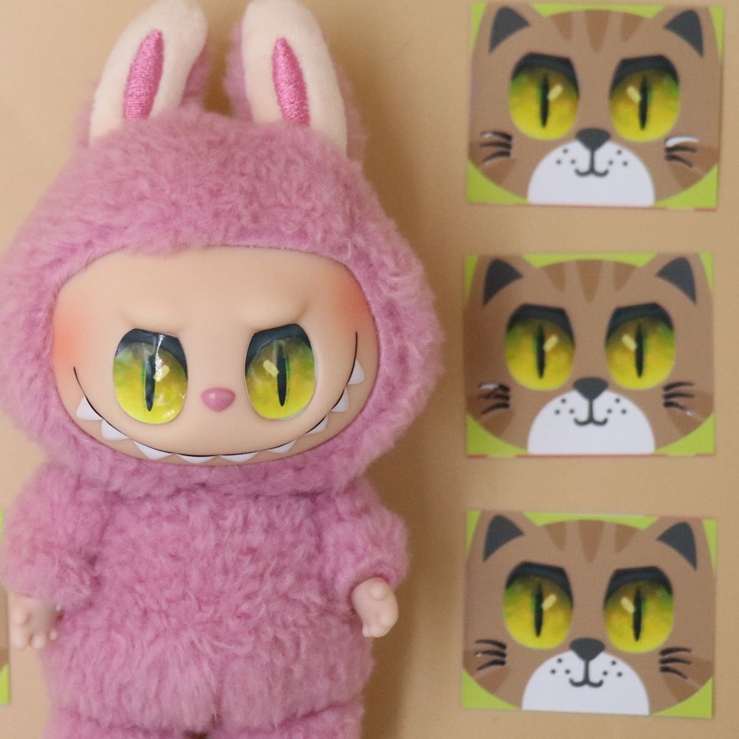 Sticker Eye for Labubu Macaron Sticker PVC Contaclens for Labubu Vol ...