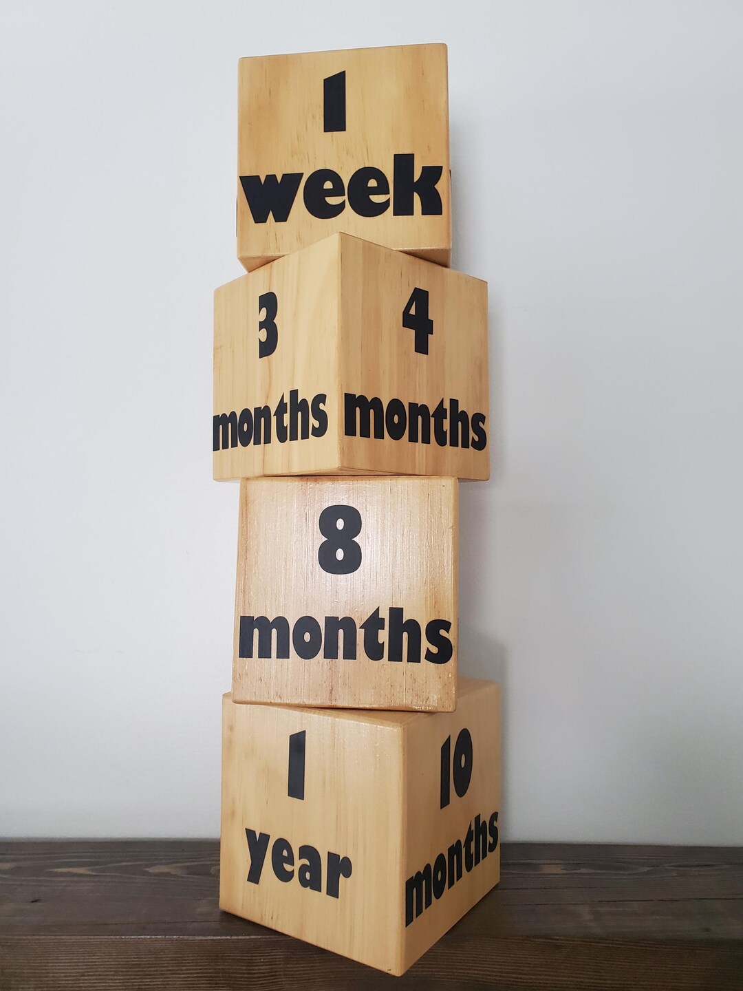 Milestone Cube Baby Photo Blocks - Etsy