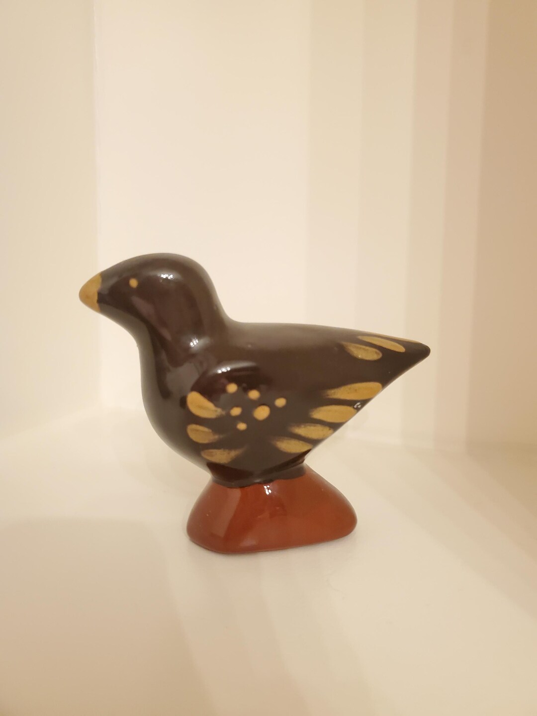 Eldreth Pottery Redware Bird - Etsy