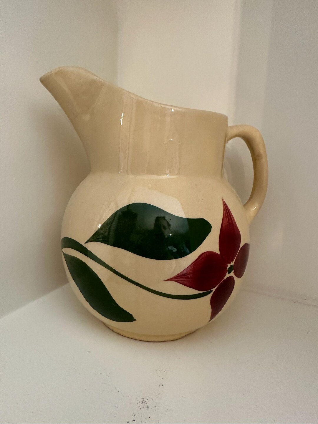 Watts Pottery Star Flower Medium Pitcher #16 - Etsy