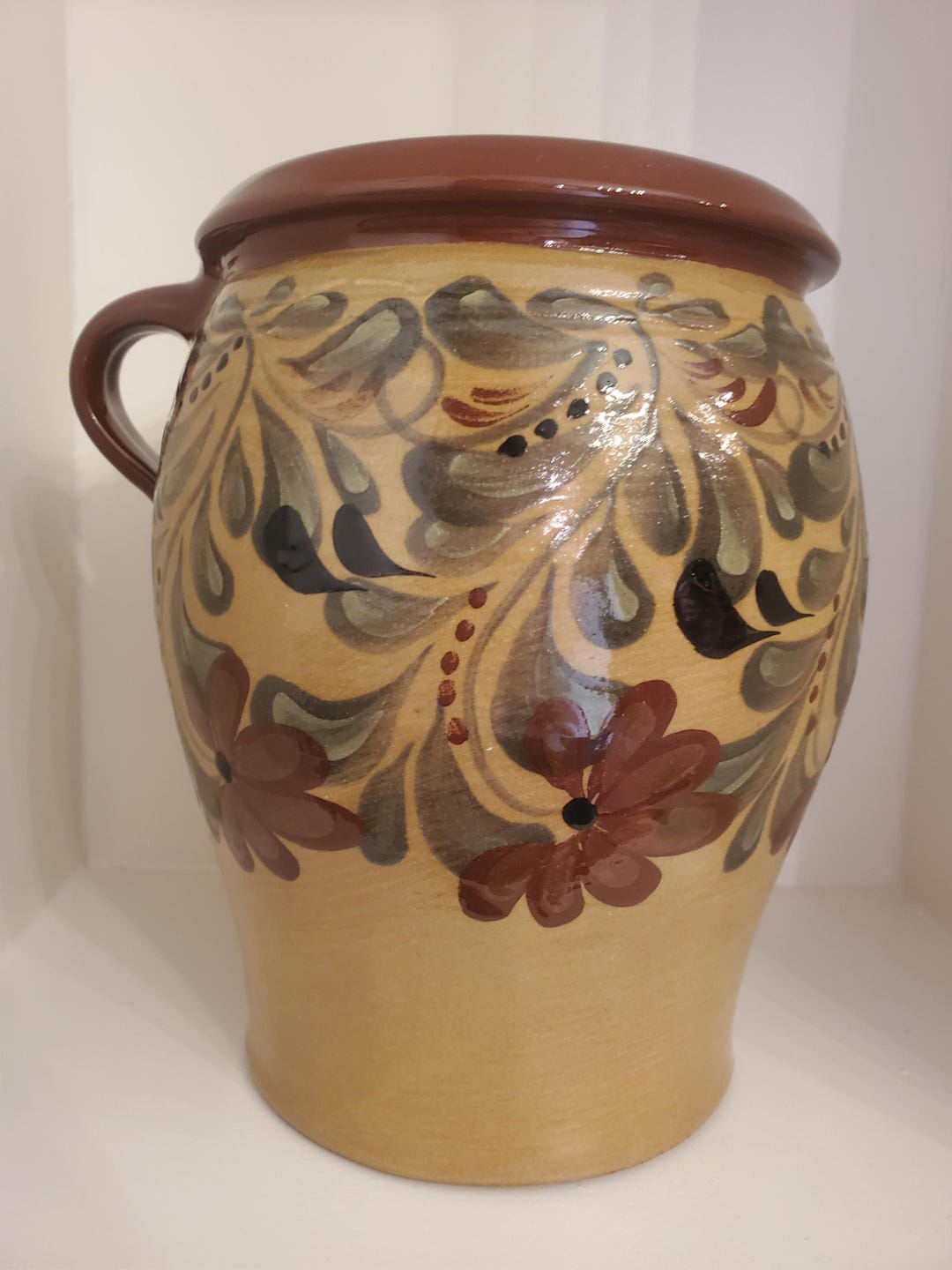 Eldreth Pottery Yellow Vase - Etsy