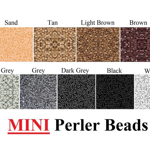 2000 MINI Perler Beads Mini Fuse Beads Bulk Perler Beads | Etsy