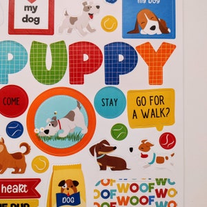 Dog Lover Stickers, Puppy Stickers, 12"x12" Stickers, Puppy Love ...