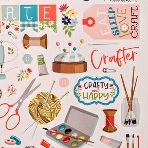 Craft and Create Stickers, 12" Stickers, Painting, Crafting Sticker ...