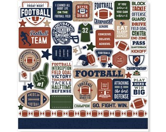Sports Scrapbook Stickers - Etsy