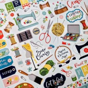 Craft and Create Stickers, 12" Stickers, Painting, Crafting Sticker ...