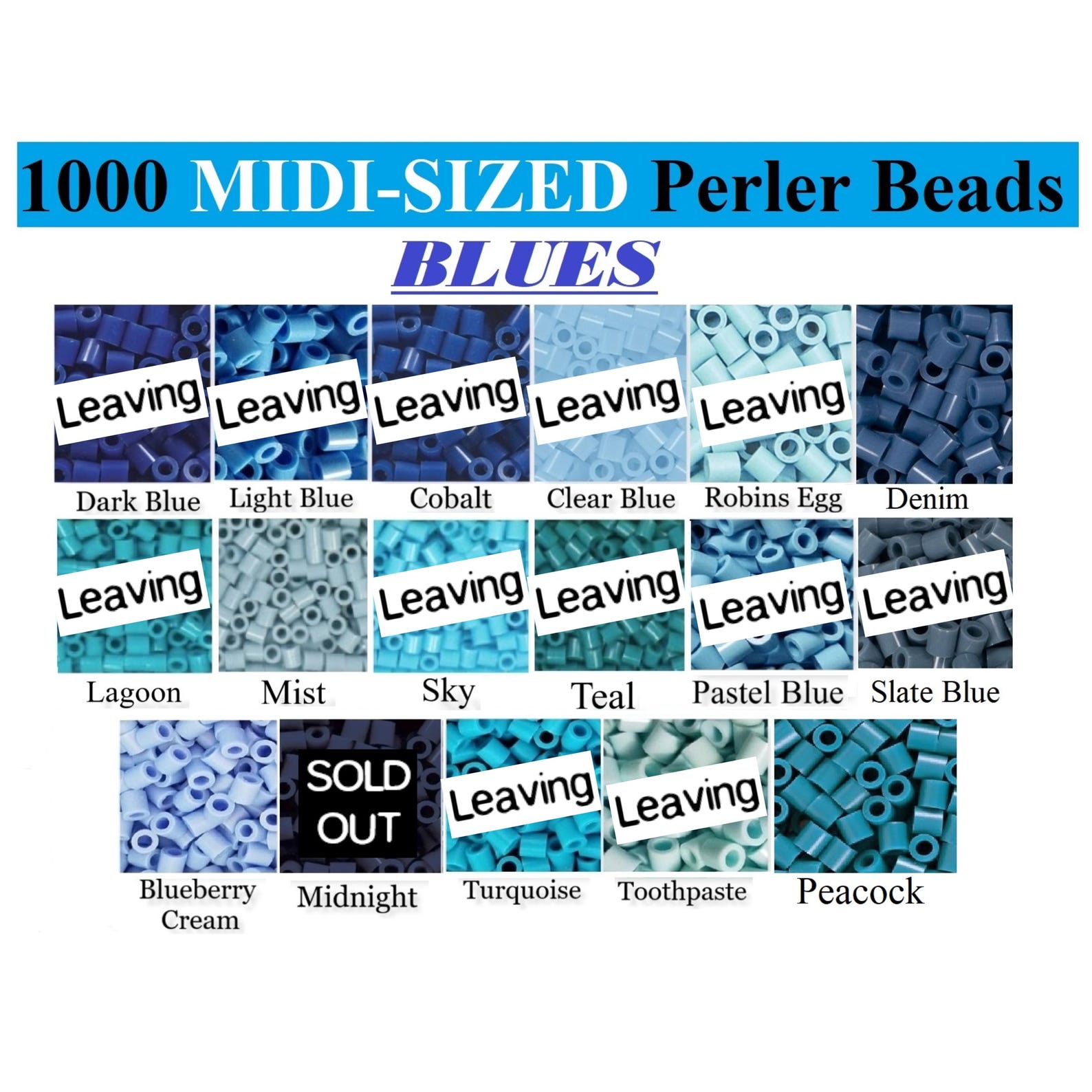1000 Perler Beads, Perler Melting Beads, Bulk Perler Beads, Perler Bead ...