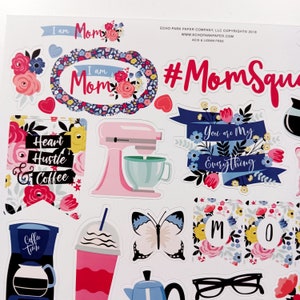 I Am MOM Stickers, Gifts for Mom, Cardstock Stickers, 12 Inch Stickers ...