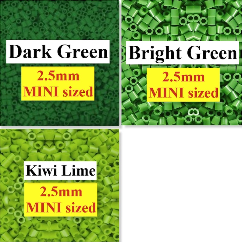 2000 MINI Perler Beads Mini Fuse Beads Bulk Perler Beads - Etsy
