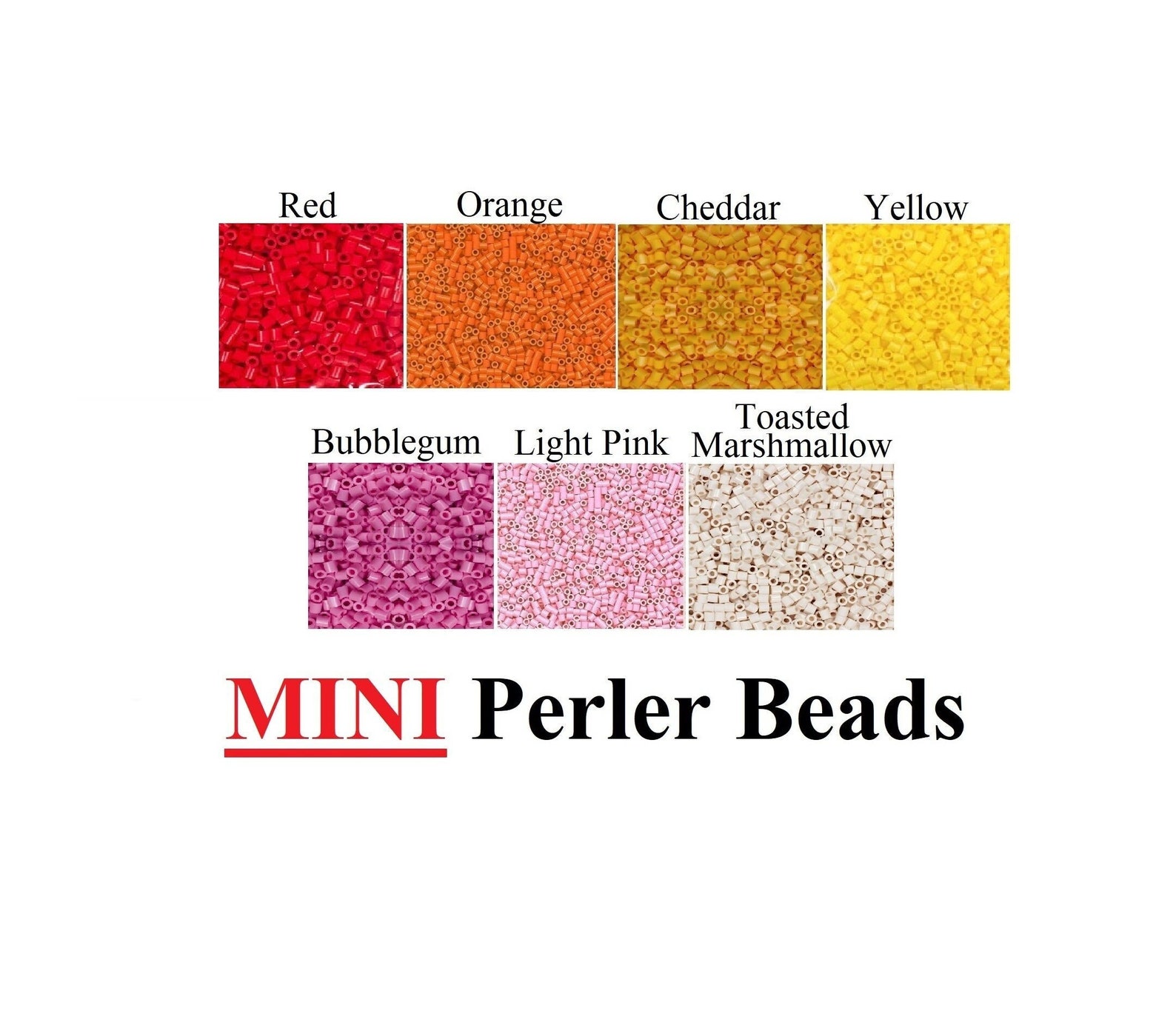2000 MINI Perler Beads Mini Fuse Beads Bulk Perler Beads | Etsy