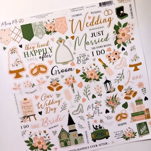 Marry Me Stickers, 12"x12" Sticker, Cardstock Stickers, Anniversary ...