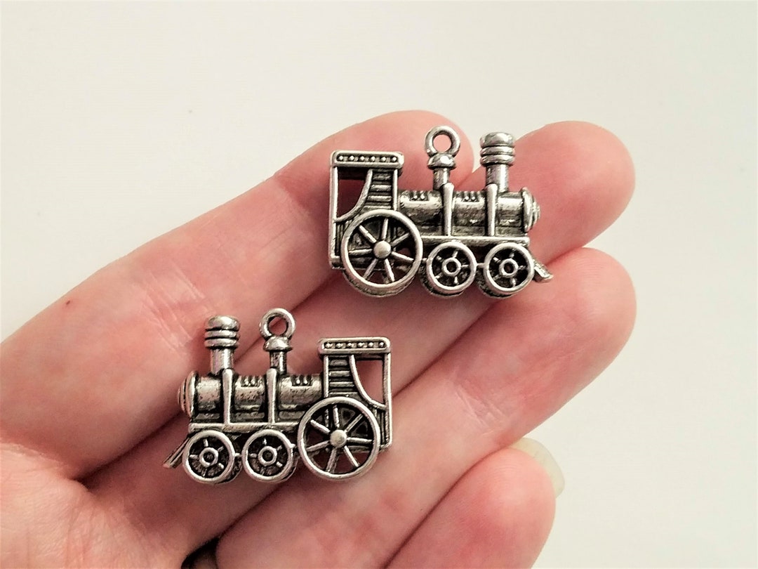 5 Pcs, Train Charms, Train Pendants, Train Jewelry, Train Gifts, Choo ...