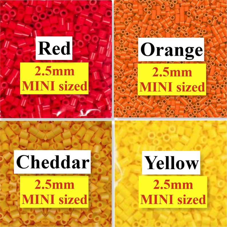 2000 MINI Perler Beads Mini Fuse Beads Bulk Perler Beads - Etsy