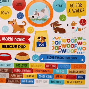 Dog Lover Stickers, Puppy Stickers, 12"x12" Stickers, Puppy Love ...