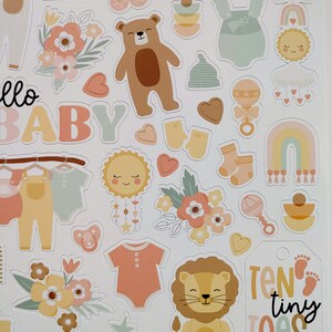 Our Baby Girl Stickers, 12"x12" Sticker, Sticker Sheets, Scrapbook ...