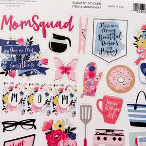 I Am MOM Stickers, Gifts for Mom, Cardstock Stickers, 12 Inch Stickers ...