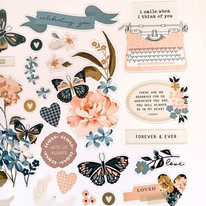 Remember Stickers, 12"x12" Cardstock Scrapbook Sticker Sheet, Memories ...