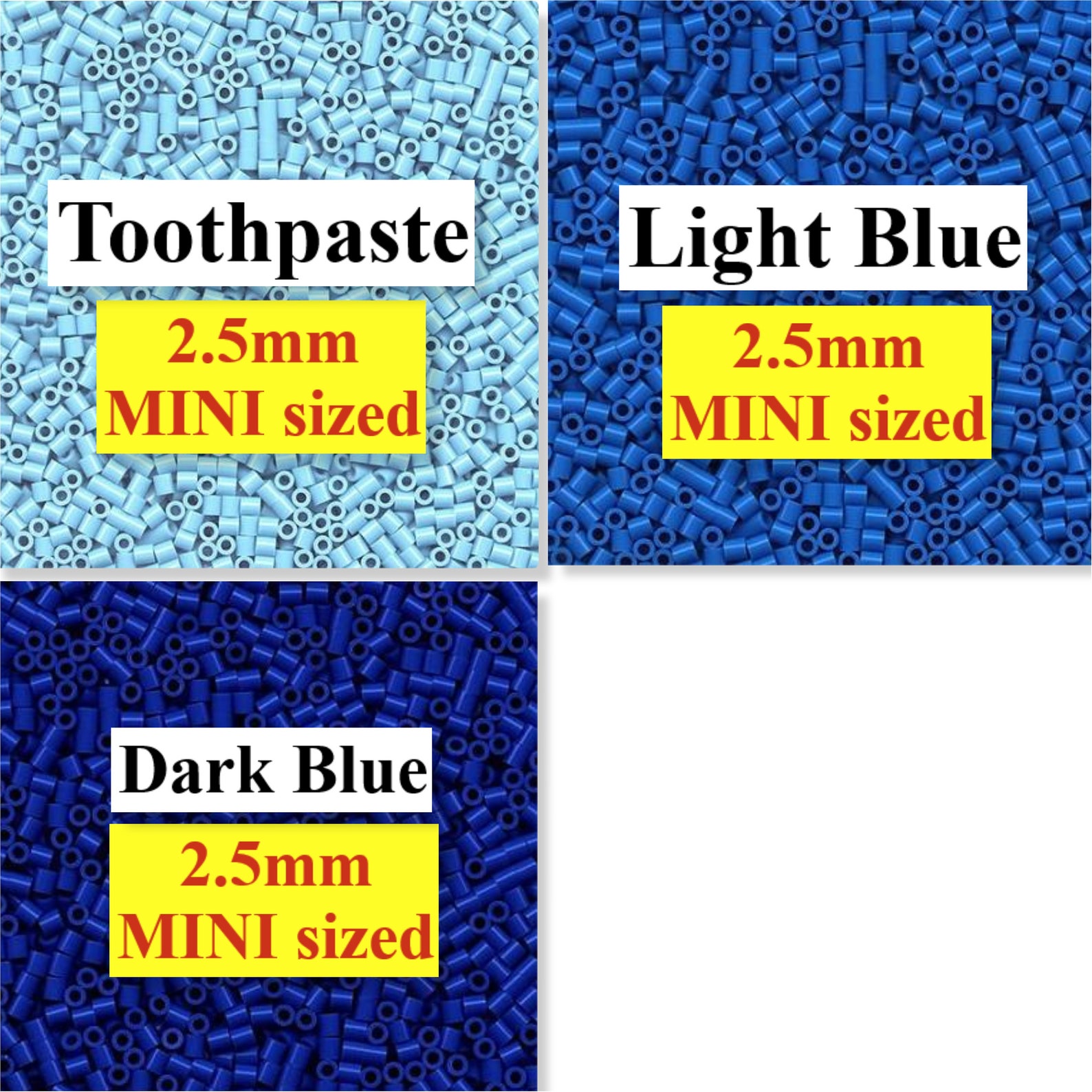 2000 MINI Perler Beads Mini Fuse Beads Bulk Perler Beads - Etsy