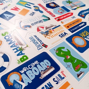 Bon Voyage Stickers, 12"x12" Cardstock Stickers, Scrapbook Stickers ...