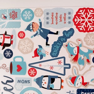 Celebrate Winter Stickers, 12" Cardstock Sticker Sheets, Winter ...