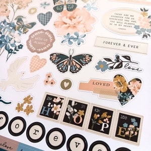 Remember Stickers, 12"x12" Cardstock Scrapbook Sticker Sheet, Memories ...