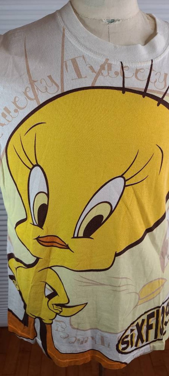 Looney Tunes 1996 Six Flags Medium Tweet Bird Single … - Gem