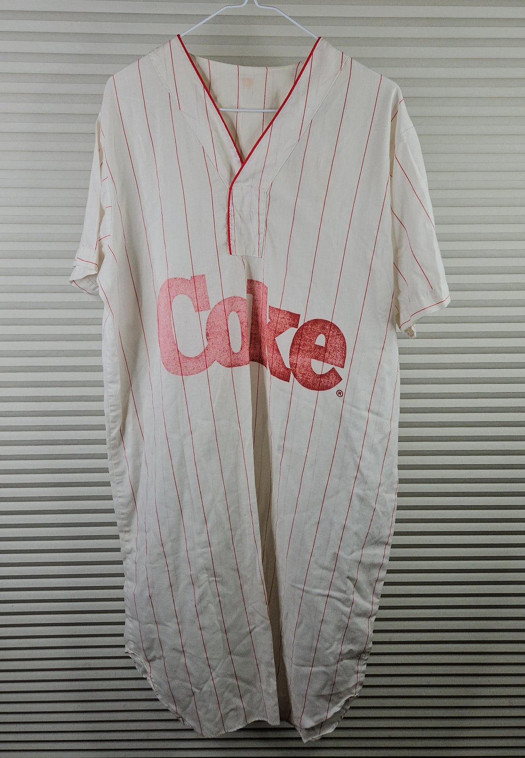 Coke Vintage Striped Pjs. Wearable Coca Cola Advertising History. - Etsy