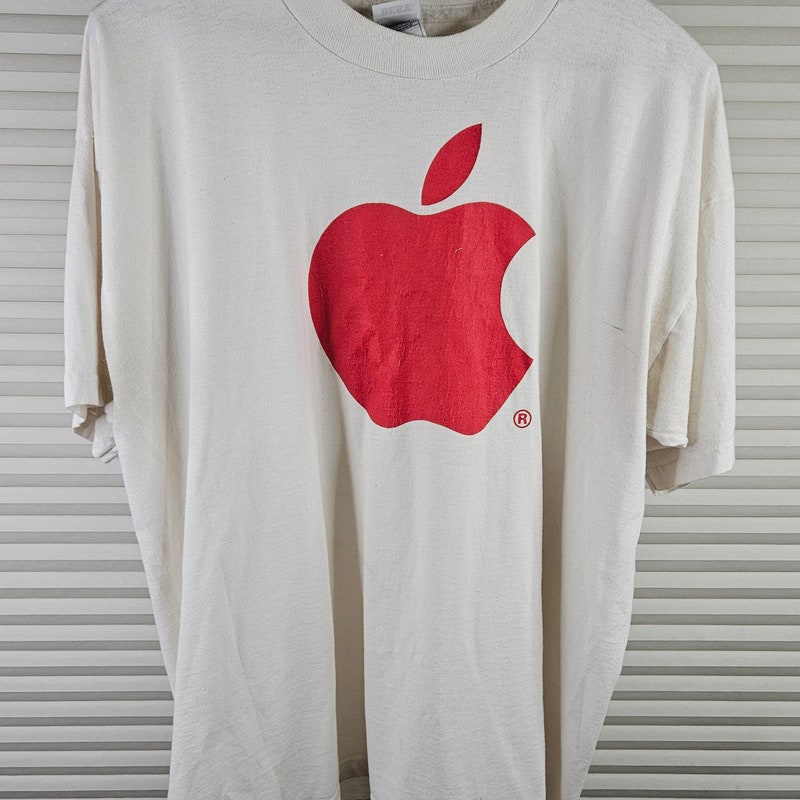 Apple Logo T Shirt - Etsy