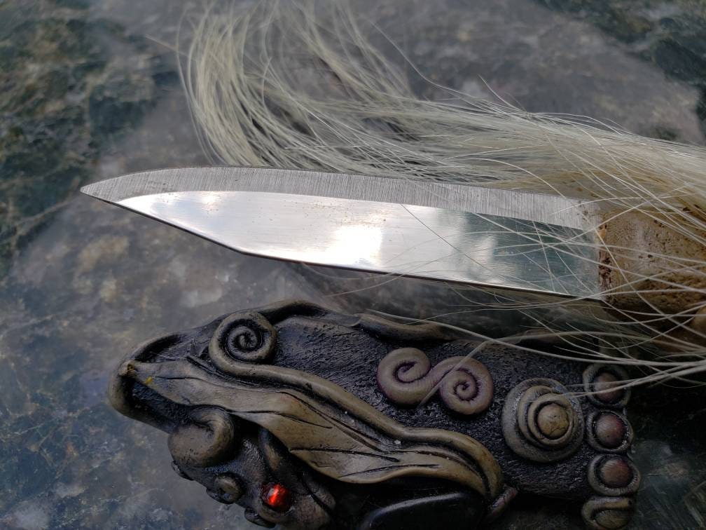 INCREDIBLE Hippity Vintage Wizard Stainless Steel Knife, Amazing Detail ...
