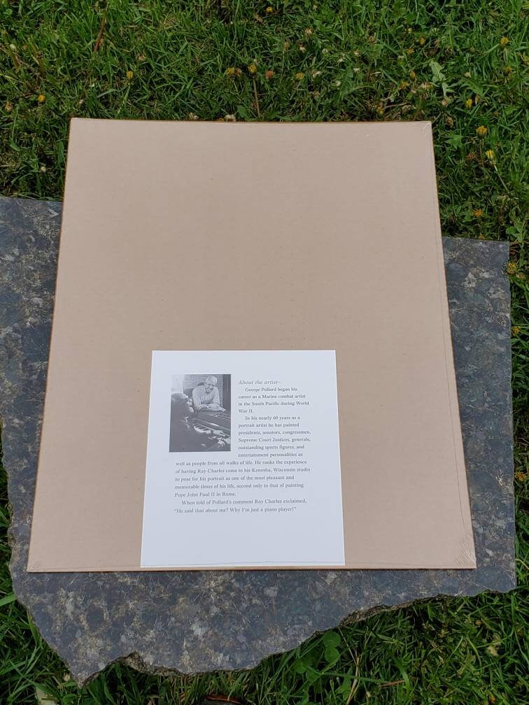 Antique AUTOGRAPHED Ray Charles Print Illustrated By George | Etsy