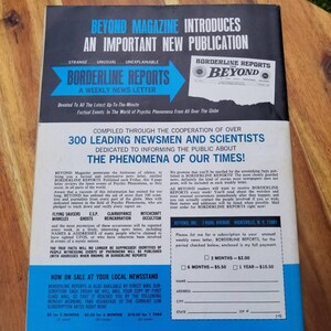 1970 'beyond' Psychological Ethereal Magazine. February Issue. Martin ...