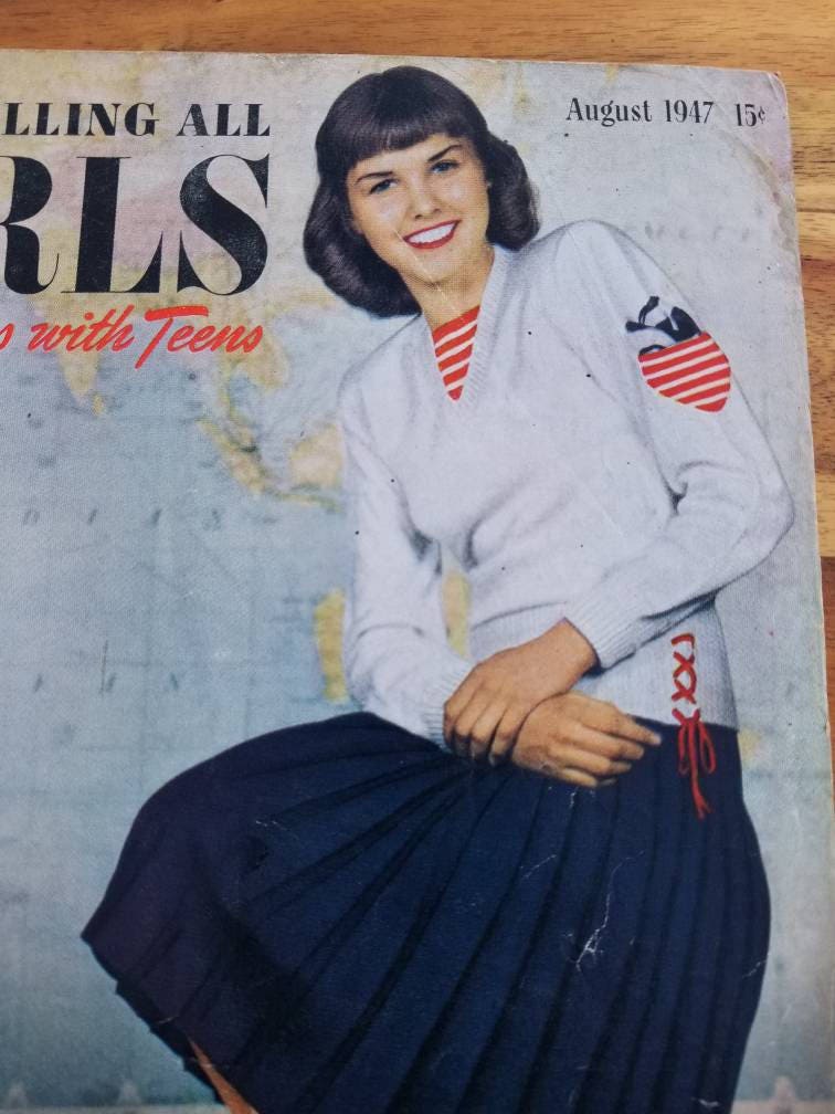 1947, August, Calling All Girls Magazine. School Wardrobe Planning ...