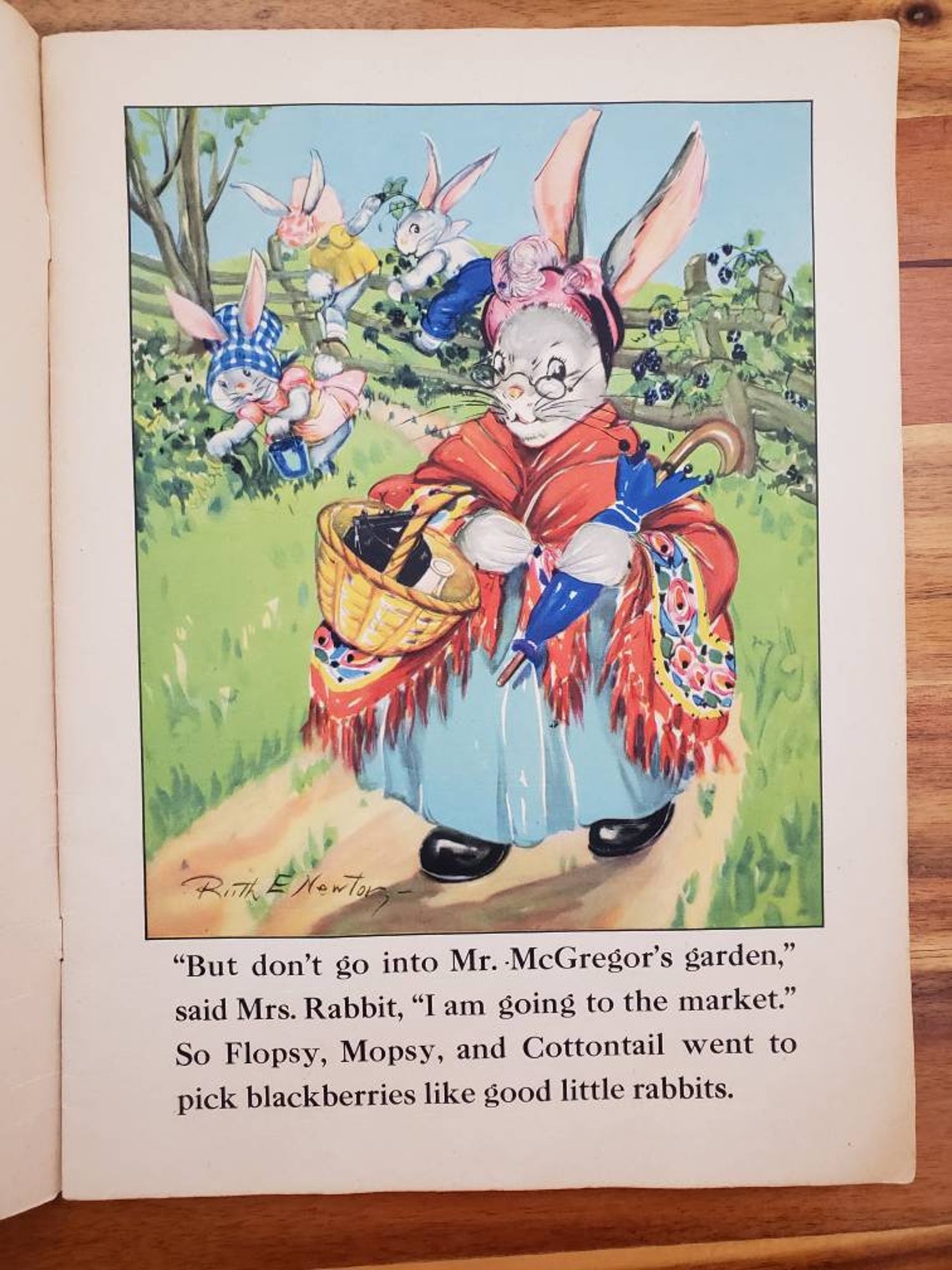1940 Peter Rabbit Children's Book. Amazing Vintage Hippity - Etsy