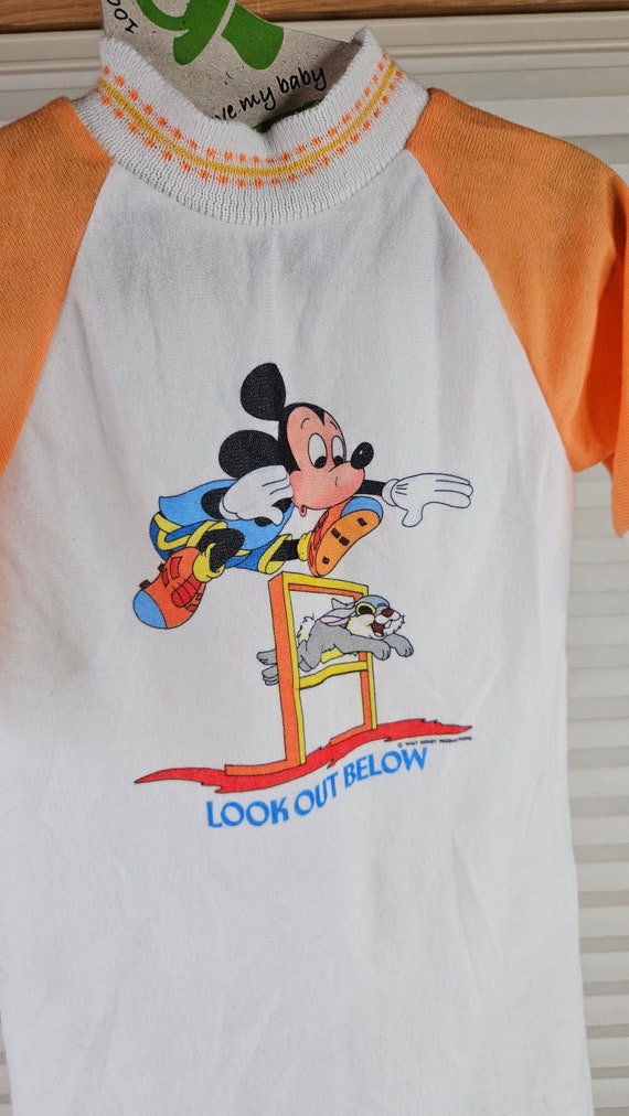 Vintage 1980's/90's 2T Disney Track and Field One Pie… - Gem