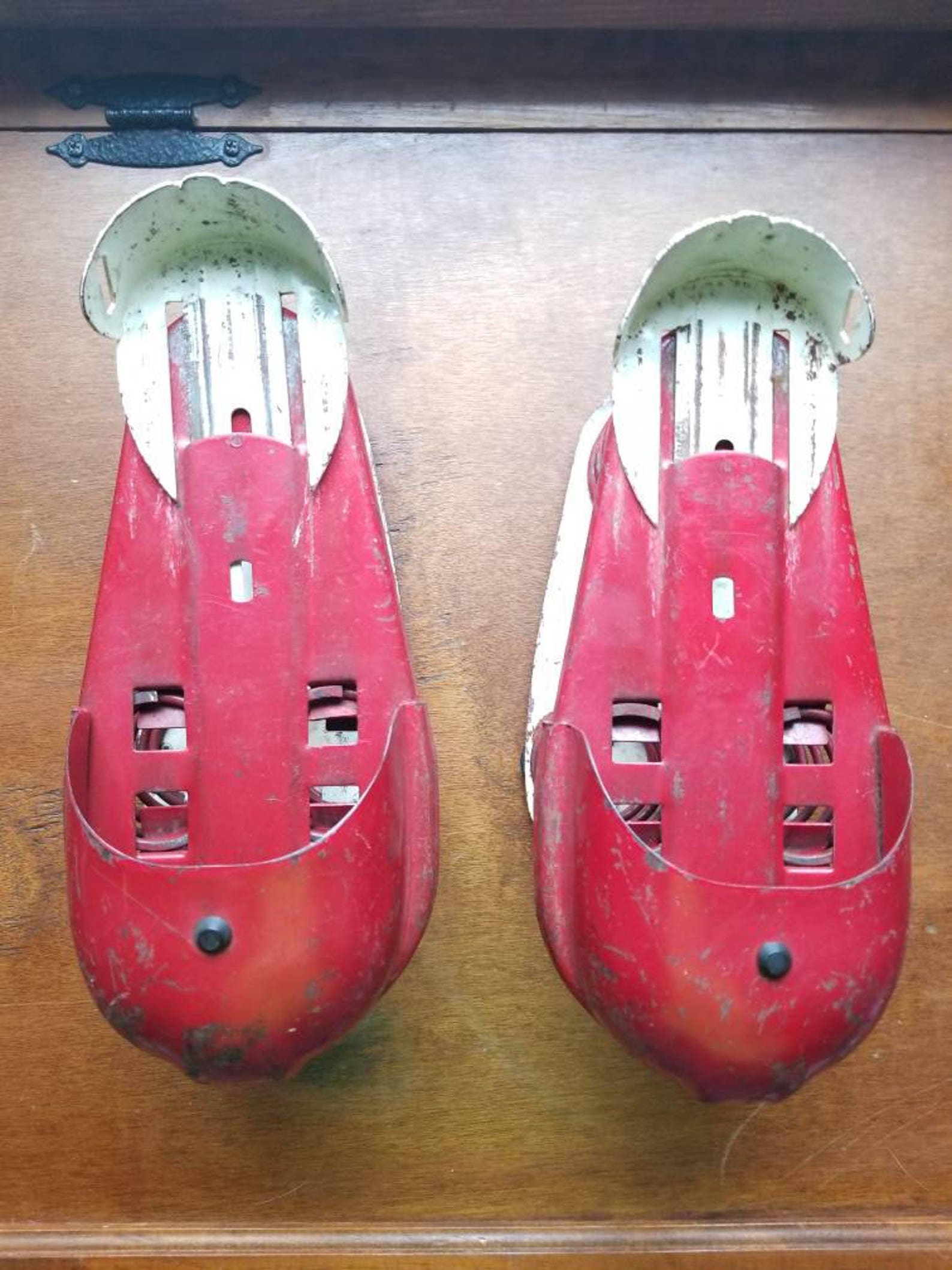 Vintage Well Made Adjustable Metal Pogo Shoes. Hilarious and Eclectic ...
