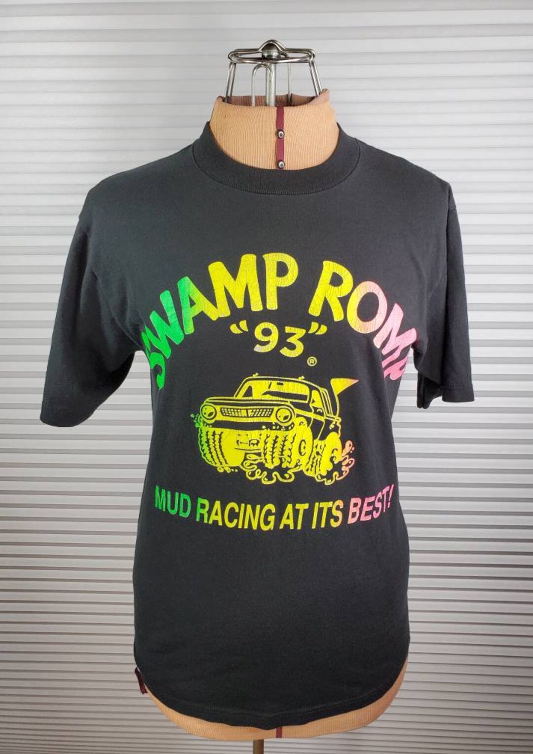 1993 Swamp Romp. SMALL. Mud Racing at Its Best! Jerzee Tag. Comfortable ...