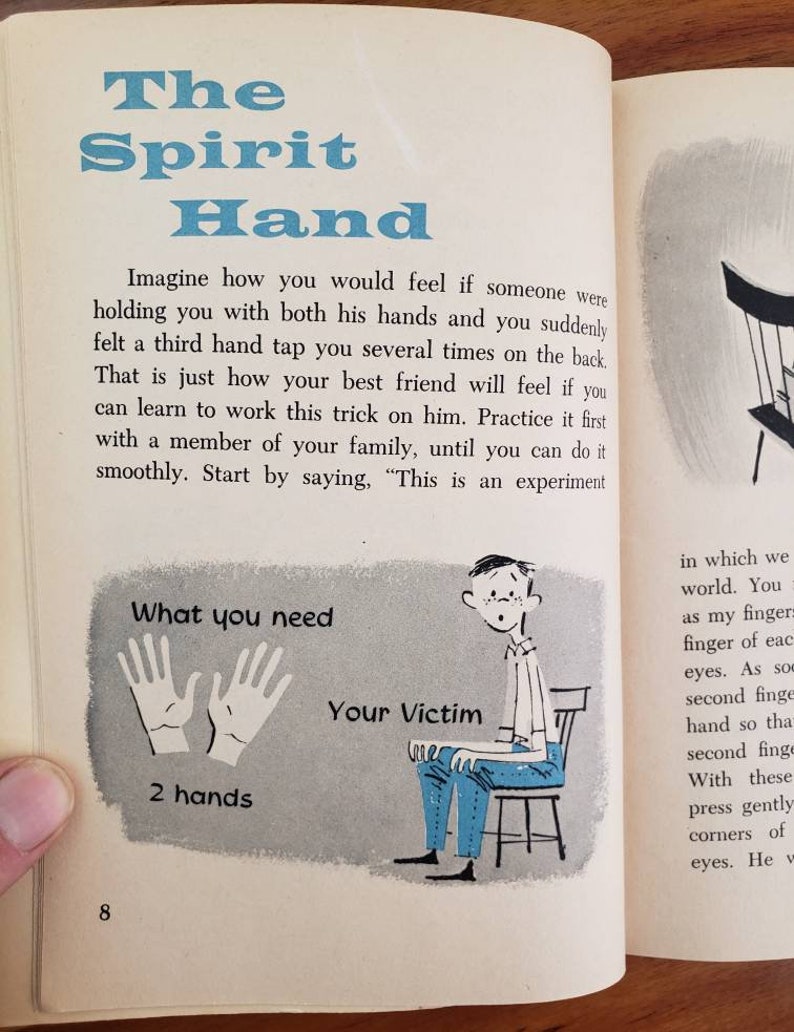 Vintage Tutorial Book on Spooky Magic Tricks 9th Printing in | Etsy