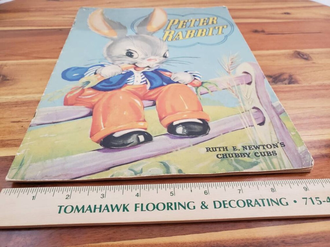 1940 Peter Rabbit Children's Book. Amazing Vintage Hippity - Etsy
