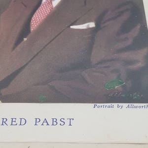 Impossible to Find Antique Fred Pabst Jr. Portraits. Appears to Be ...