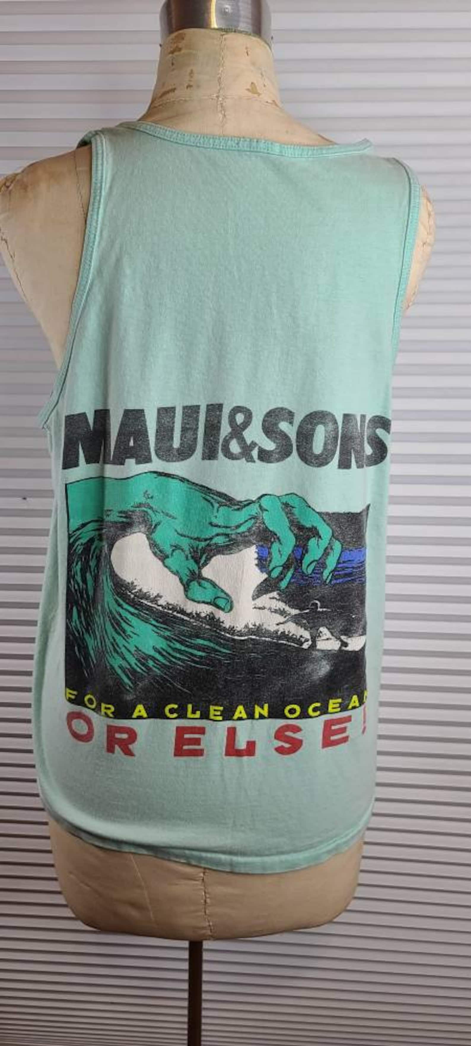 Vintage Maui & Sons 'for a Clean Ocean or Else' Tank Top. Likey From ...