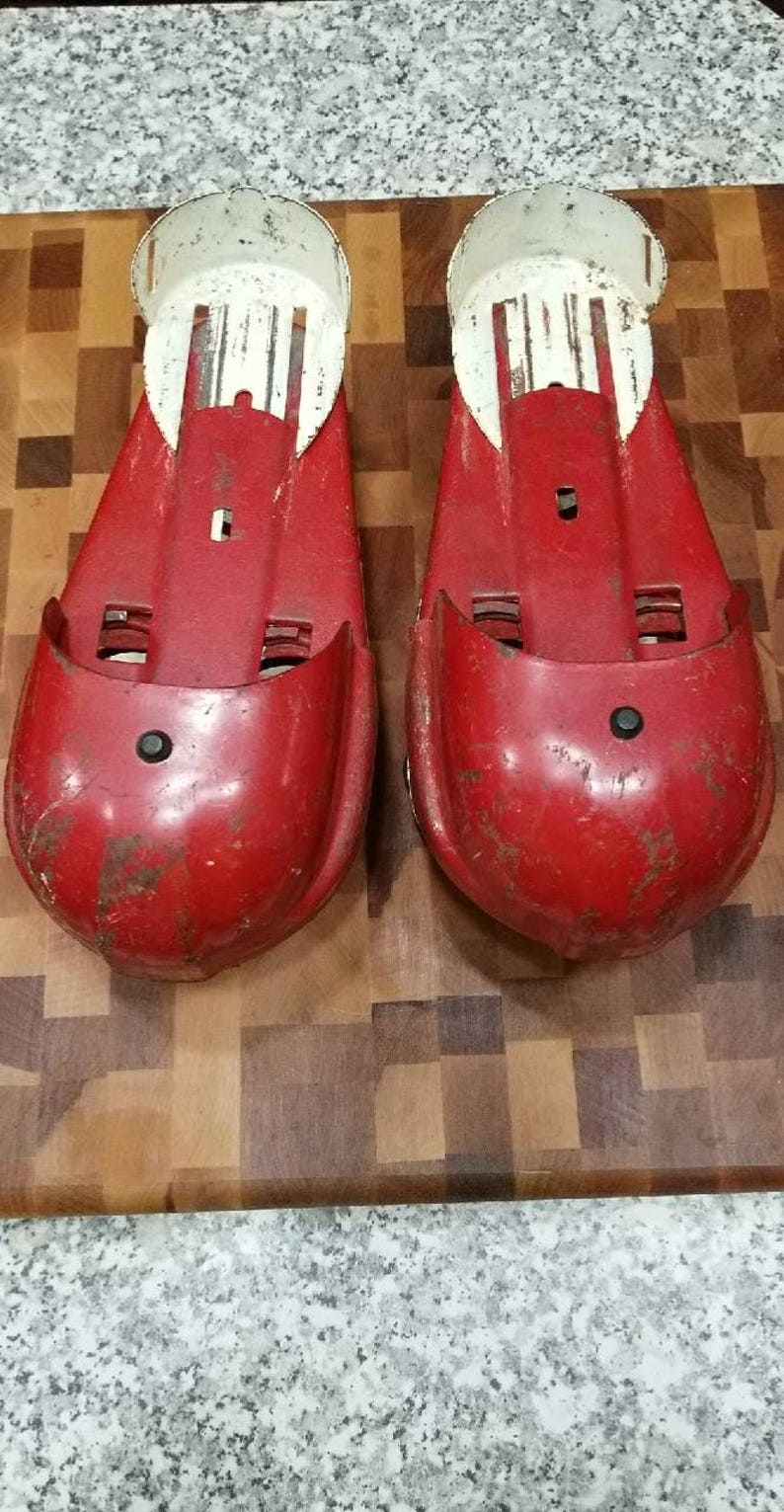Vintage Well Made Adjustable Metal Pogo Shoes. Hilarious and Eclectic ...