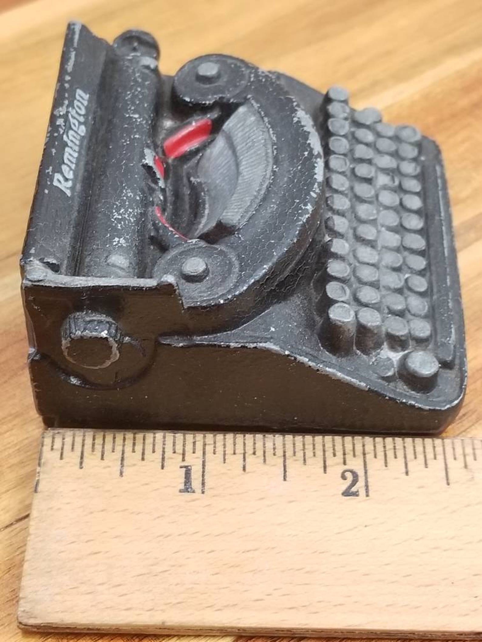 Antique Cast Iron 'remington' Typewriter Coin Bank. - Etsy