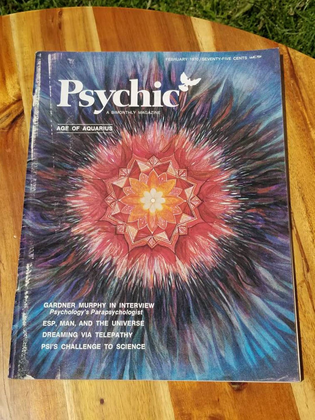 1970 February 'psychic' Magazine. Age of Aquarius. ESP, Man, and the ...