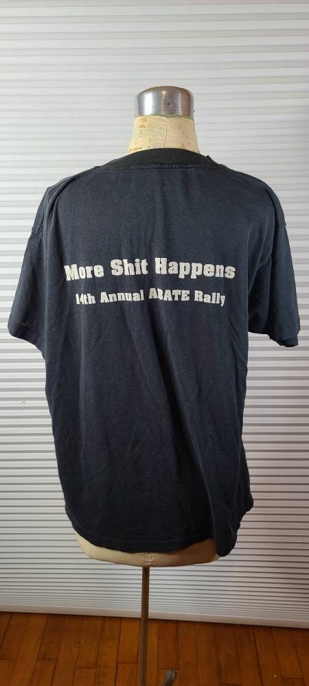 Abate 1989 14th Annual Bikers' Rally XL T-shirt - Etsy UK
