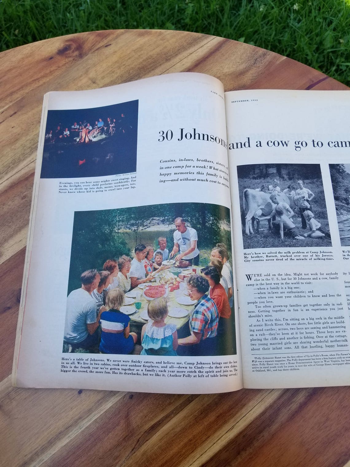 1952 September. Farm Journal Magazine. 'farm Animals Are - Etsy