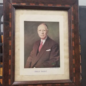 Impossible to Find Antique Fred Pabst Jr. Portraits. Appears to Be ...