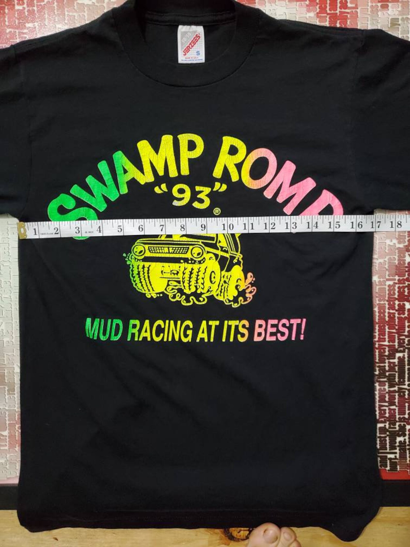 1993 Swamp Romp. SMALL. Mud Racing at Its Best! Jerzee Tag. Comfortable ...